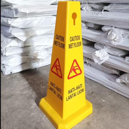 Jual Warning Sign Wet Floor/Papan Peringatan Lantai Licin Kerucut ...