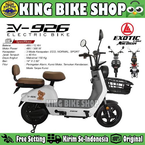 Jual Sepeda Listrik ET EV 926 BY PACIFIC 500 Watt Electric E Bike ...