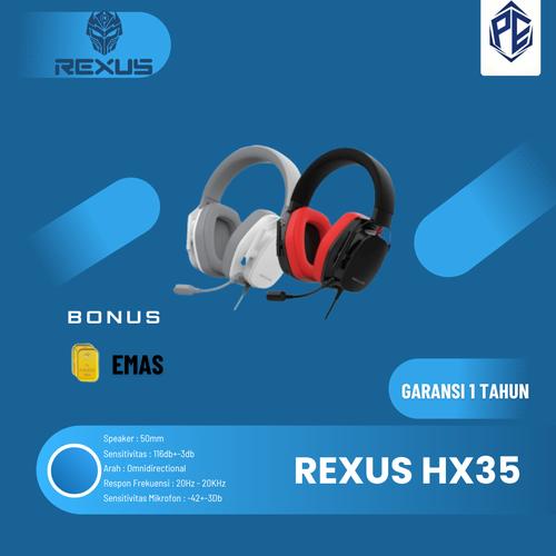 Jual Rexus HX35 / HX-35 Thundervox Headset Gaming Wired WIth Control ...