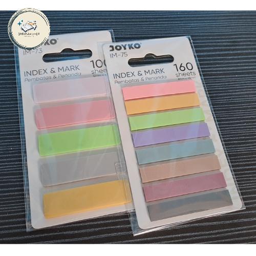 Jual Sticky Notes JOYKO/ Pembatas Kertas anti air/ Index & Mark Joyko ...