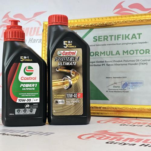 Jual Castrol Power-1 Ultimate All Series 4T / Matic (Pilih Tipe) - 4T ...