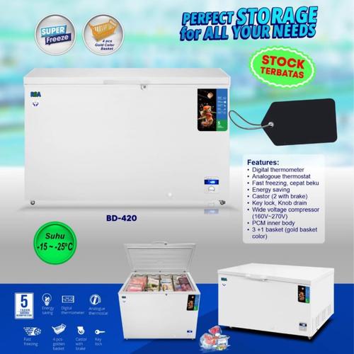 Jual RSA BD-420 Chest Freezer - Box Pendingin - Lemari Pendingin ...