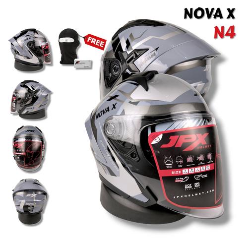 Promo HELM JPX NOVA X N4 VERO DARK GREY GLOSSY | HELM JPX TERBARU - N4 V2.0, L - Kota Tangerang ...