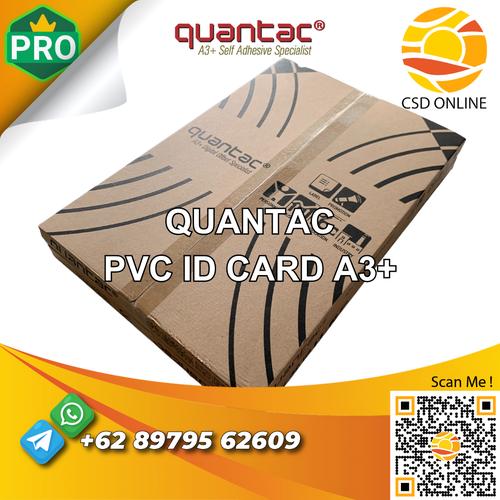 Promo Quantac PVC ID CARD A3+ PET INSTANT Digital Print Laser Toner ...