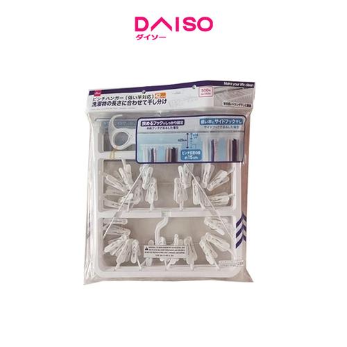 Jual Daiso Clothespin Hanger -For Low Laundry Pole - 42 pcs.- - Jakarta ...