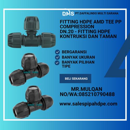 Jual Fitting Hdpe AMD Tee PP Compression dn.20 - Fitting Hdpe Kontruksi ...