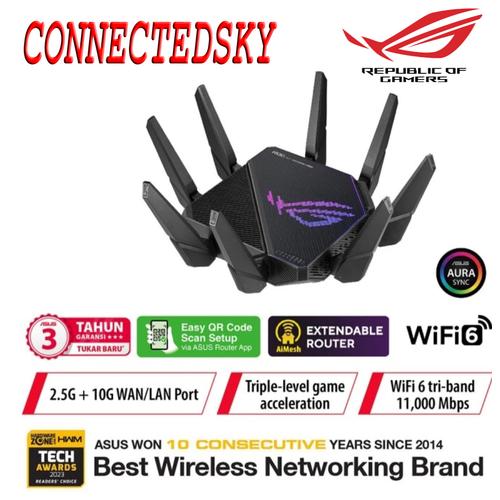 Jual ASUS ROG Rapture GT-AX11000 Pro | Tri-Band WiFi 6 Gaming Router ...