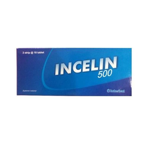 Jual Incelin 500 mg Box 30 Tablet / lembar 10 tab - Suplemen Kesehatan ...