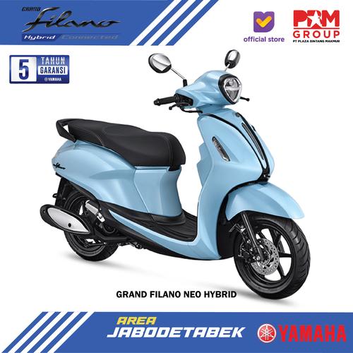Jual Yamaha Grand Filano NEO Hybrid 125 Sepeda Motor Matic - Biru Muda ...