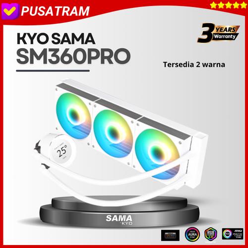 Jual KYO SAMA SM360PRO 2.8" inch ARGB AIO Liquid Cooling LCD DISPLAY ...