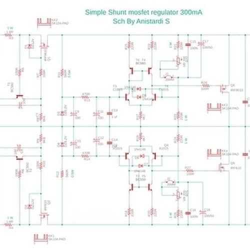 Jual PCB, Simple Shunt Mosfet Regulator 300mA - PCB Plus HS - Kab ...