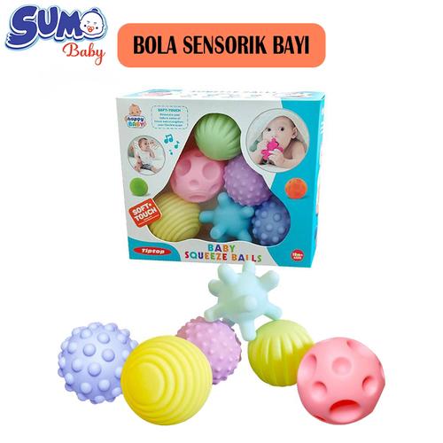 Promo Mainan Bola Sensorik Anak Bayi Edukasi Motorik Sensory Ball 6 pcs ...