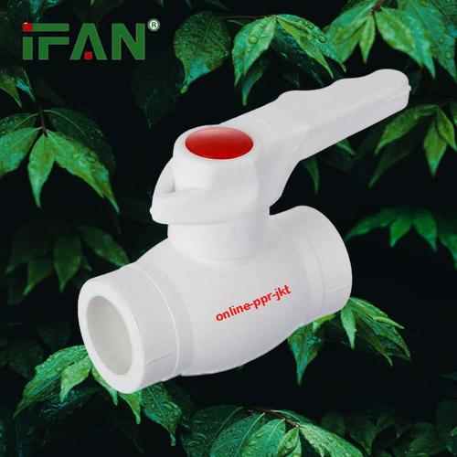 Jual Ball valve PPR (putih) ukuran 20mm - 32mm kwalitas PN25 - 20mm ...