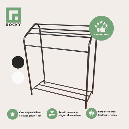 Promo Rak Handuk Besi Rokcy | Rak Handuk Serbaguna | Rak Jemur Baju ...
