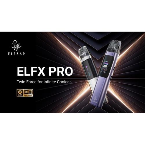 Promo ELFBAR ELFX PRO POD KIT 45W 1200mAh | ELF X PRO POD KIT AUTHENTIC ...