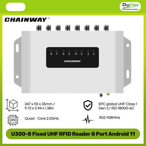 Jual U300-8 Fixed UHF RFID Reader 8 Port Android 11 - Kota Bekasi - DigiWare Store Bekasi ...
