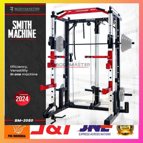 Jual smith machine-body master bm-2080(original)smith machine-home gym ...
