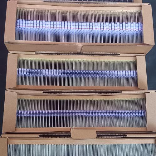 Jual resistor unggu 6k8 ohm 1/4wat metal oxide 1% kaki tembal tembaga ...