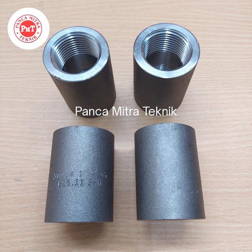 Jual 1/4" inch Socket / Coupling Besi A105 Class 3000 Drat NPT ...