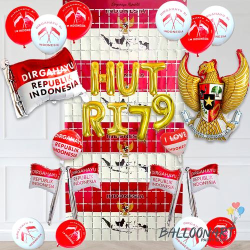 Promo DIRGAHAYU GARUDA TIRAI KOTAK DEKORASI SET/KEMERDEKAAN RI/HUT RI ...