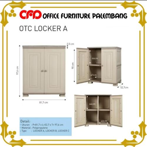 Jual lemari plastik olymplas OTC LOCKER A lemari kabinet lemari baju ...