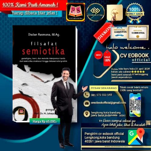 Promo Filsafat SEMIOTIKA pradigma Teori dan metode interpretasi tanda ...