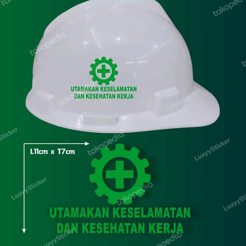 Jual [11x7] Cutting Sticker Stiker Helm safety First - Jakarta Barat ...
