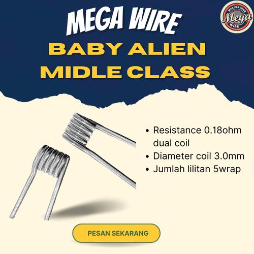 Jual Baby Alien Coil Rebrand MEGA WIRE Super Meletek Midle Class - Kab. Klaten - MEGA WIRE ...