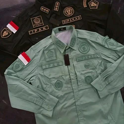 Jual KEMEJA TACTICAL COSTUME BORDIR KEMEJA KERJA SERAGAM LAPANGAN PRIA ...