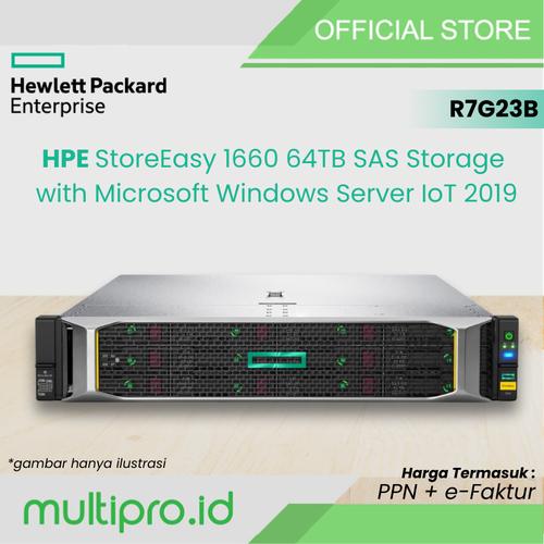 Promo Storage HPE StoreEasy 1660 64TB SAS Storage with Microsoft Windows Server IoT 2019 R7G23B ...