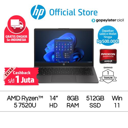 Promo Laptop HP 245 G10 Ryzen 5 Radeon 8GB RAM 512GB SSD W11 14 Inch ...