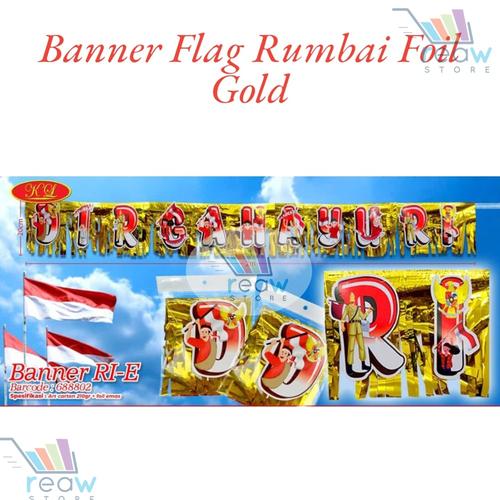 Jual Banner Flag HUT RI DIRGAHAYU Republik Indonesia JUMBO 17 AGUSTUS ...