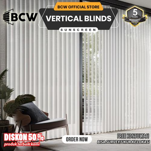 Jual Vertical Blind Sunscreen - Tirai Gulung Gorden Jendela - Custom ...