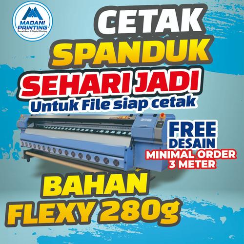 Jual Cetak spanduk/banner cepat, bahan 280/340/440/510 Gsm. Berkualitas - Flexy 280gsm - Kota ...