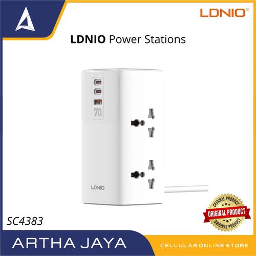 Promo LDNIO SC4383 Desktop Power Station Socket 2 Meter Universal ...