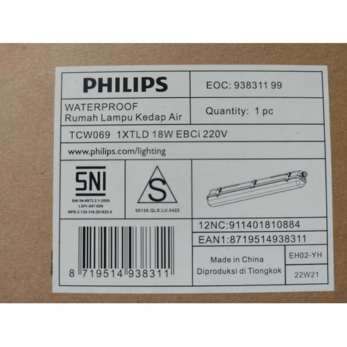 Jual Philips Rumah Fitting Lampu TL T8 TCW069 1XTLD 18W - Kota Surabaya ...