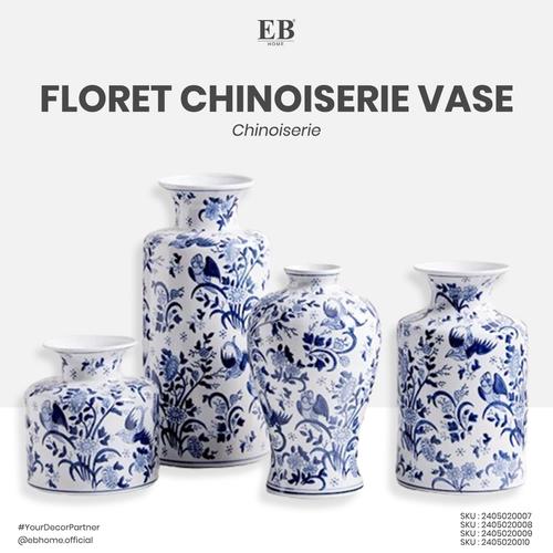 Jual Pajangan Chinoiserie Guci Keramik / Floret Ginger Jar Vase EB Home ...