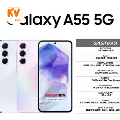 Jual HANDPHONE SAMSUNG A55 5G RAM 8/256GB GARANSI RESMI - Navy - Kota ...