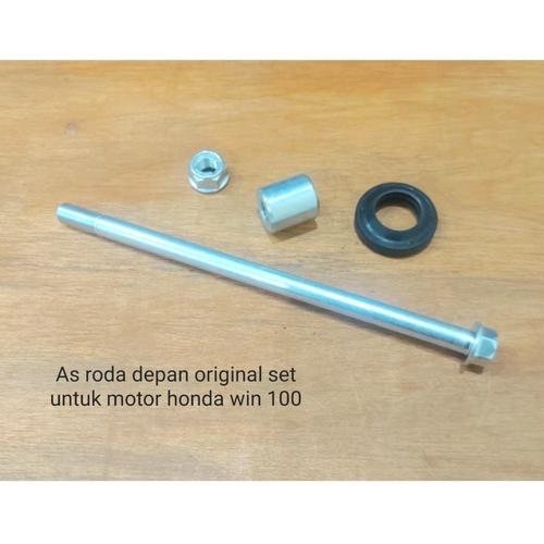 Jual AS RODA DEPAN ORIGINAL SET UNTUK MOTOR HONDA WIN 100 - Seal bosh ...