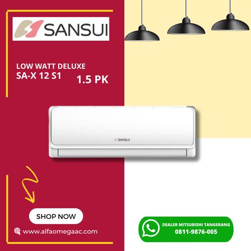 Jual AC 1.5 PK LOW WATT | AC SANSUI LOW WATT DELUXE 1.5 PK | AC SANSUI ...