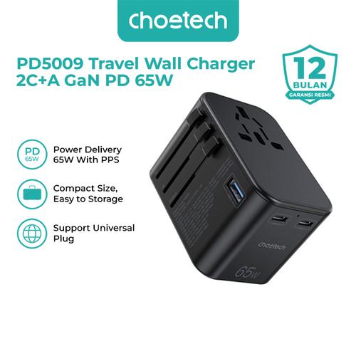 Promo Chotech PD5009 Travel Wall Charger 2C+A GaN PD65W 2C+A - Jakarta ...