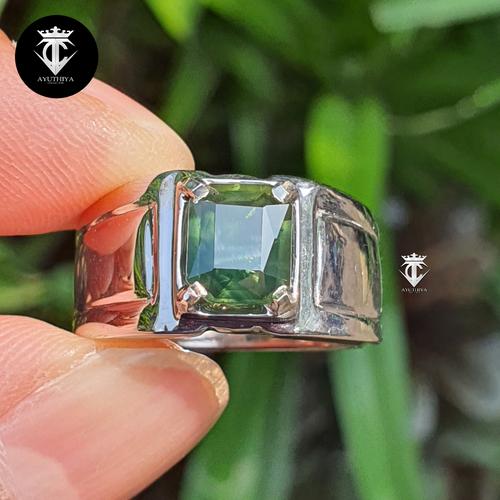 Jual Batu Permata Natural Green Sapphire 2.03 Ct GRI Lab Memo - Jakarta ...