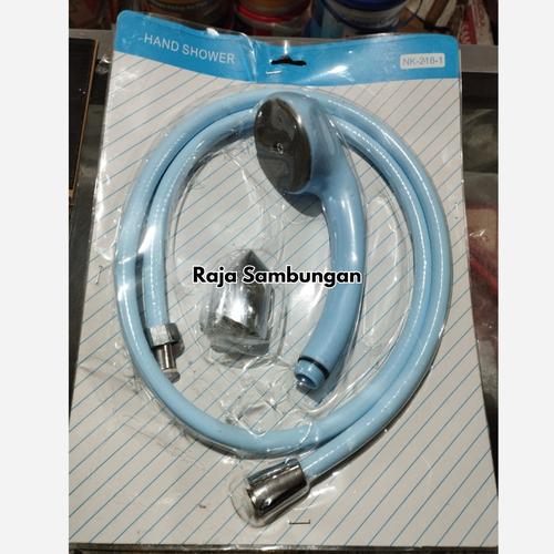 Jual Hand Shower Wasser NK 218-1 Biru Set Gagang Selang Alat Mandi ...