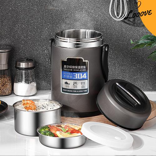 Jual Thermal Lunch Box Termos/Tempat/Bekal Makan 3 Lapis Tahan Panas 1.7 L - Kab. Bantul ...