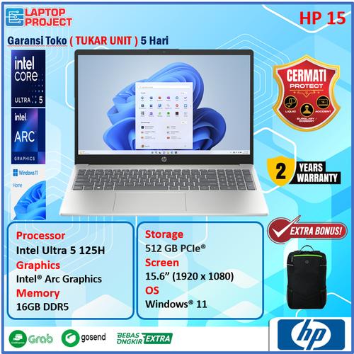 Jual HP 15 ULTRA 5 125H 16GB 512GB W11+OHS 15.6FHD IPS BLIT 2Y SLV ...