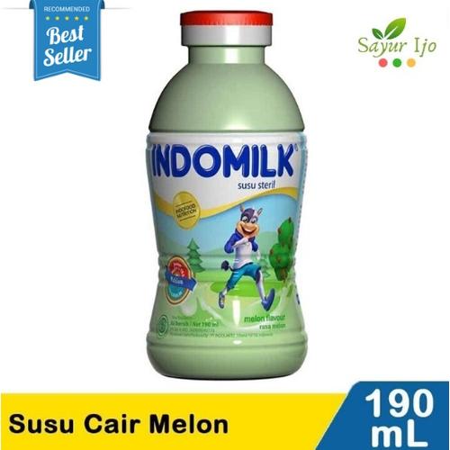 Promo Indomilk Susu Cair Melon 190 ML / Botol Fresh Melon Milk UHT ...