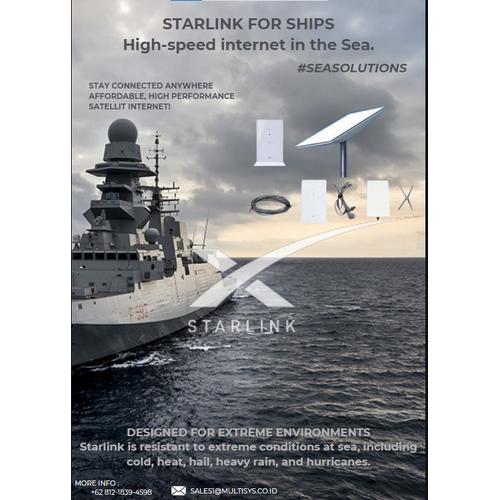 Jual Starlink Maritime Internet Flat High Performance FHP Antenna ...