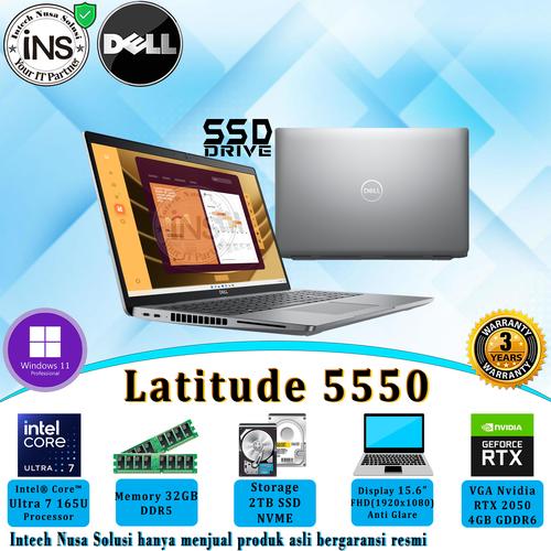 Jual DELL Latitude 5550 Intel Core Ultra 7 165U vPro 32GB 2TB SSD RTX 2050 Windows 11 ...