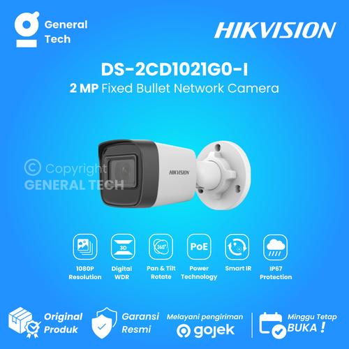 Jual Hikvision IP Camera DS-2CD1021G0-I 2 MP Fixed Bullet Network Camera - Kab. Tangerang ...