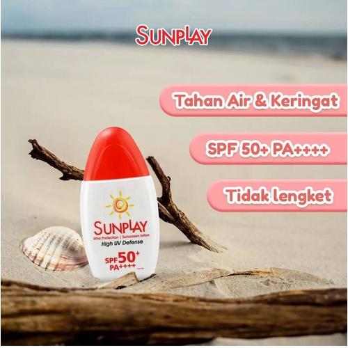 Jual SUNPLAY High UV Defence Sunscreen Lotion SPF50, PA++++ - 30gr ...